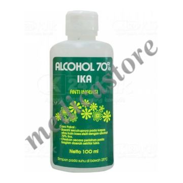 ALCOHOL 70% IKA 100 ML - Kandungan, Kegunaan, Efek Samping, Dosis dan ...