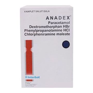 ANADEX KAPLET- Harga, Manfaat, Kandungan, Dosis, indikasi, Konsultasi Resep