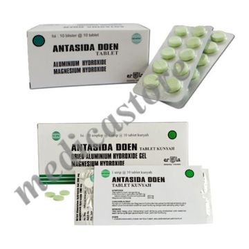 Antasida Doen Tablet Kunyah- Harga, Manfaat, Kandungan, Dosis, indikasi ...