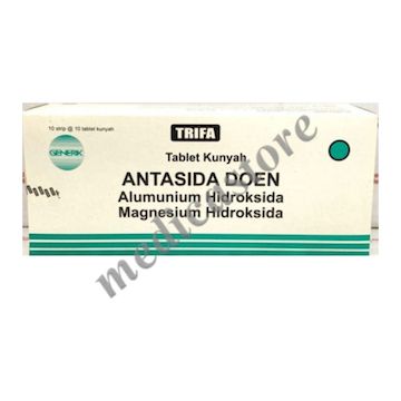 ANTASIDA DOEN TABLET KUNYAH- Harga, Manfaat, Kandungan, Dosis, indikasi ...