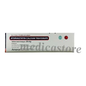 ATORVASTATIN TABLET 20 MG- Harga, Manfaat, Kandungan, Dosis, indikasi ...