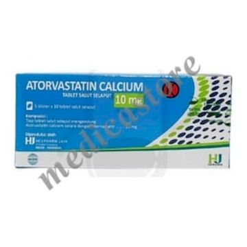 Atorvastatin 10 mg Tablet Salut Selaput- Harga, Manfaat, Kandungan ...