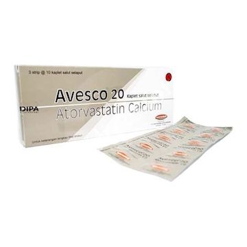 AVESCO KAPLET 20 MG- Harga, Manfaat, Kandungan, Dosis, indikasi ...