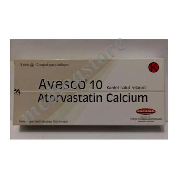 AVESCO KAPLET 10 MG- Harga, Manfaat, Kandungan, Dosis, indikasi ...