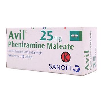 Avil 25 mg Tablet- Harga, Manfaat, Kandungan, Dosis, indikasi ...