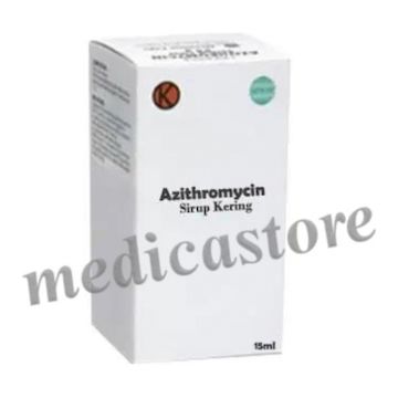 AZITHROMYCIN SIRUP KERING 200 MG/5 ML 15ML- Harga, Manfaat, Kandungan ...