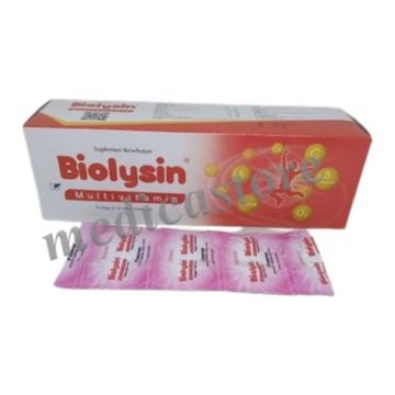BIOLYSIN MULTIVITAMIN TABLET - Kandungan, Kegunaan, Efek Samping, Dosis ...