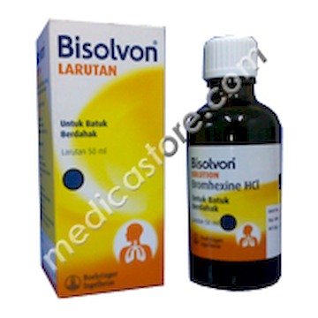 Bisolvon Solution 50 ml- Harga, Manfaat, Kandungan, Dosis, indikasi ...
