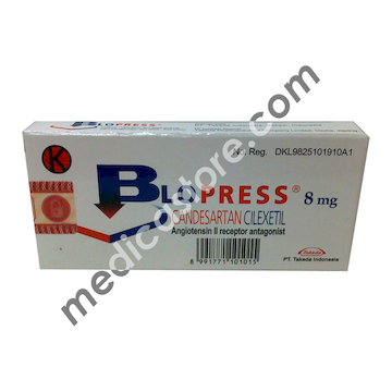 Blopress 8 mg Tablet- Harga, Manfaat, Kandungan, Dosis, indikasi ...