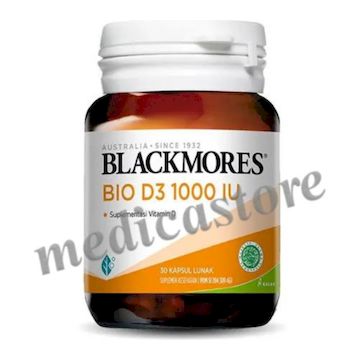 BLACKMORES BIO D3 KAPSUL LUNAK 1000 IU 30'S - Kandungan, Kegunaan, Efek Samping, Dosis dan ...