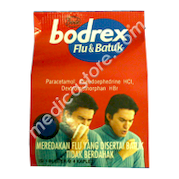Bodrex Flu Dan Batuk Pe Kaplet- Harga, Manfaat, Kandungan, Dosis ...