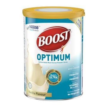 BOOST OPTIMUM 400 GR - Kandungan, Kegunaan, Efek Samping, Dosis dan Aturan Pakai - Medicastore