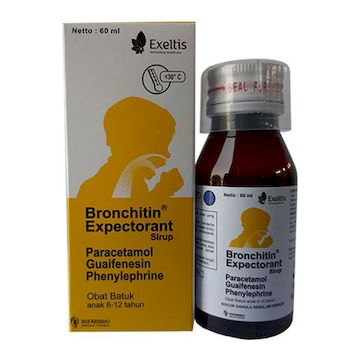Bronchitin Expectorant Sirup 60 ml - Harga, Manfaat, Kandungan, Dosis ...
