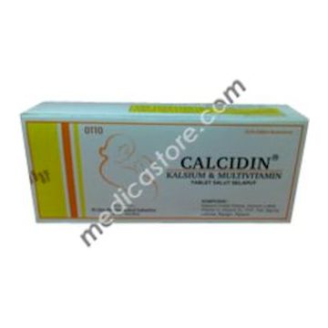 CALCIDIN TABLET 100'S - Kandungan, Kegunaan, Efek Samping, Dosis dan ...