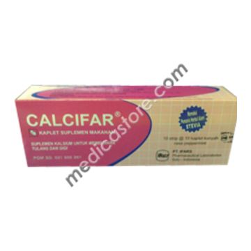 CALCIFAR KAPLET RASA PEPPERMINT - Kandungan, Kegunaan, Efek Samping ...