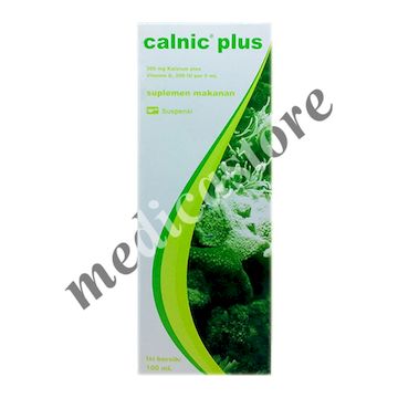 CALNIC PLUS SUSPENSI 100 ML - Kandungan, Kegunaan, Efek Samping, Dosis ...