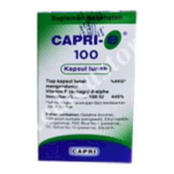 CAPRI-E 100 KAPSUL 30 S - Kandungan, Kegunaan, Efek Samping, Dosis dan ...