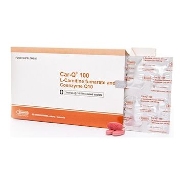 CAR-Q KAPLET SALUT SELAPUT 30'S - Kandungan, Kegunaan, Efek Samping ...