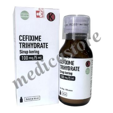 CEFIXIME DRY SYRUP 100 MG/5 ML 30 ML- Harga, Manfaat, Kandungan, Dosis ...