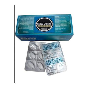 CENDO CHOLINE KAPLET 500 MG- Harga, Manfaat, Kandungan, Dosis, indikasi ...