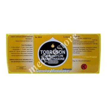 Cendo Tobroson Minidose 0.6 ml- Harga, Manfaat, Kandungan, Dosis ...