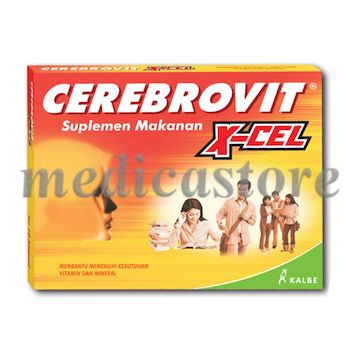 CEREBROVIT X-CEL KAPSUL 10'S - Kandungan, Kegunaan, Efek Samping, Dosis ...