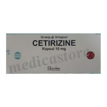 CETIRIZINE KAPSUL 10 MG- Harga, Manfaat, Kandungan, Dosis, indikasi ...