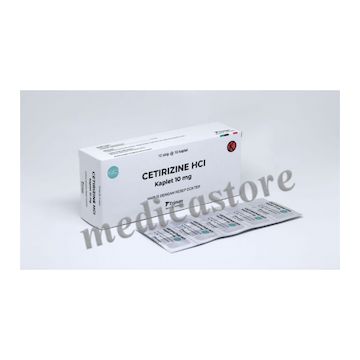 CETIRIZINE KAPLET 10 MG- Harga, Manfaat, Kandungan, Dosis, indikasi, Konsultasi Resep