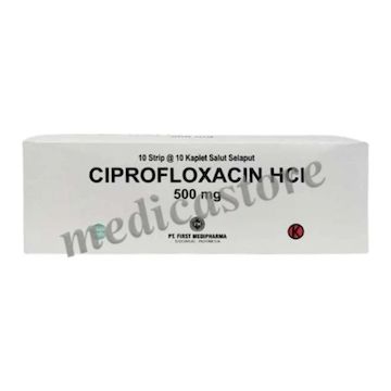 Ciprofloxacin 500 mg Tablet- Harga, Manfaat, Kandungan, Dosis, indikasi ...
