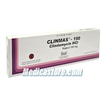 Clinmas 150 mg Kapsul- Harga, Manfaat, Kandungan, Dosis, indikasi ...