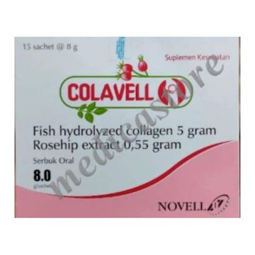 COLAVELL 8 GRAM ISI 15 SACHET - Kandungan, Kegunaan, Efek Samping ...