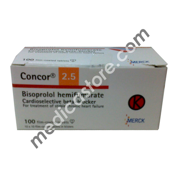 Concor 2.5 mg Tablet- Harga, Manfaat, Kandungan, Dosis, indikasi ...