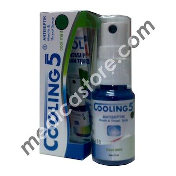 Cooling 5 Spray Cool Mint 15 ml- Harga, Manfaat, Kandungan, Dosis ...