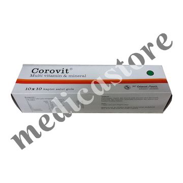 COROVIT KAPLET 100'S - Kandungan, Kegunaan, Efek Samping, Dosis dan ...