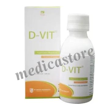 D-VIT Sirup 100 ml - Kandungan, Kegunaan, Efek Samping, Dosis dan ...