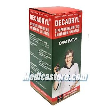 Decadryl Expectorant Sirup 120 ml- Harga, Manfaat, Kandungan, Dosis ...