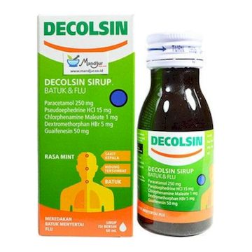 DECOLSIN SIRUP 60 ML- Harga, Manfaat, Kandungan, Dosis, indikasi ...