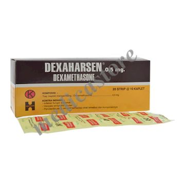 Dexaharsen 0.5 mg Kaplet- Harga, Manfaat, Kandungan, Dosis, indikasi ...