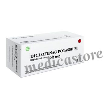 DICLOFENAC POTASSIUM TABLET 50 MG- Harga, Manfaat, Kandungan, Dosis, indikasi, Konsultasi Resep