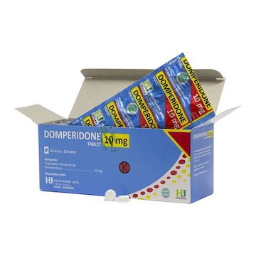 Domperidone 10 mg Tablet- Harga, Manfaat, Kandungan, Dosis, indikasi ...