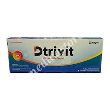 DTRIVIT DISPERSIBLE TABLET 30'S - Kandungan, Kegunaan, Efek Samping ...