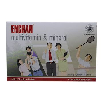 ENGRAN TABLET 100'S - Kandungan, Kegunaan, Efek Samping, Dosis dan ...