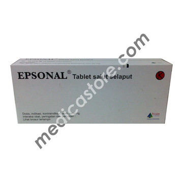 Epsonal 50 mg Tablet- Harga, Manfaat, Kandungan, Dosis, indikasi ...