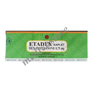 ETADEX KAPLET 0,75 MG- Harga, Manfaat, Kandungan, Dosis, indikasi ...