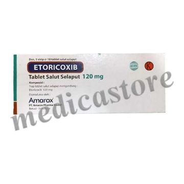 ETORICOXIB TABLET 120 MG- Harga, Manfaat, Kandungan, Dosis, indikasi ...