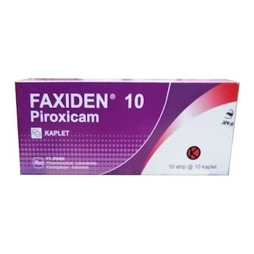 FAXIDEN CAPLET 10 MG- Harga, Manfaat, Kandungan, Dosis, indikasi ...