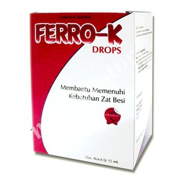 FERRO-K DROP 15 ML - Kandungan, Kegunaan, Efek Samping, Dosis dan ...
