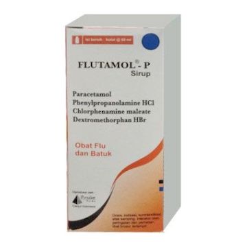 FLUTAMOL-P SYRUP- Harga, Manfaat, Kandungan, Dosis, indikasi ...