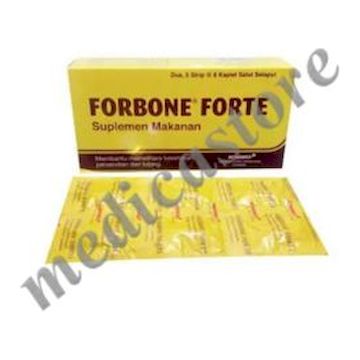 FORBONE FORTE KAPLET 30'S - Kandungan, Kegunaan, Efek Samping, Dosis ...