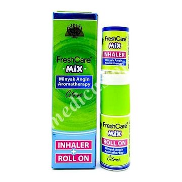 FRESHCARE MIX CITRUS INHALER + ROLL ON 10 ML - Kandungan, Kegunaan ...